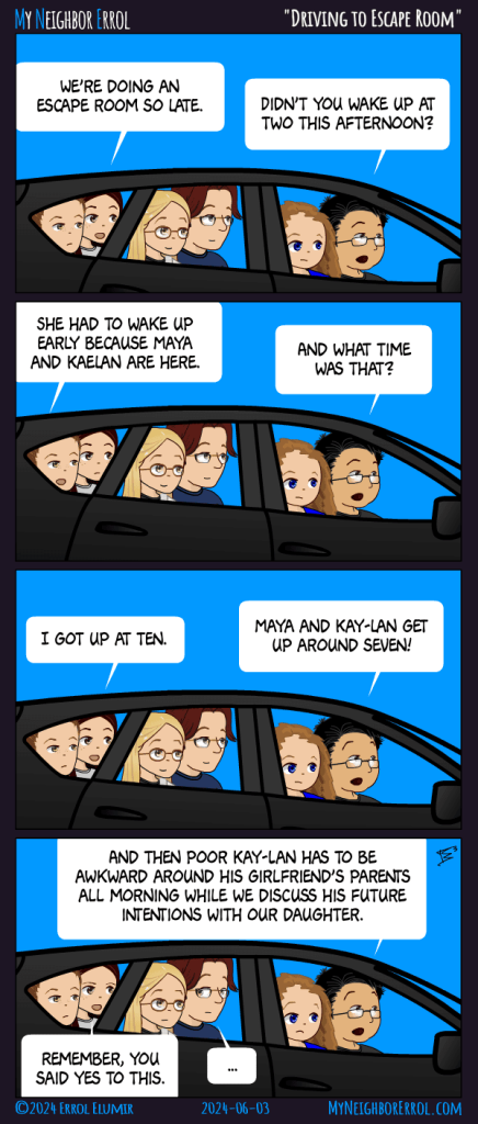 Driving to Escape Room